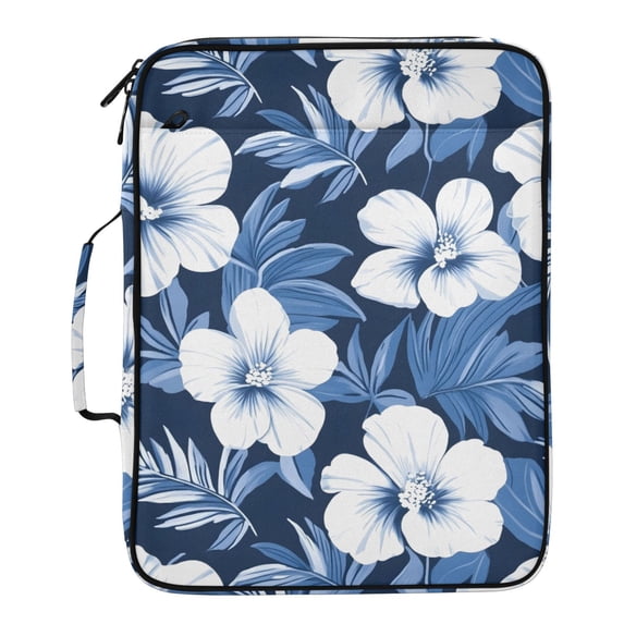 ALAZA Tropical Flower-t9 Pattern Expanding Accordion File Folder 3 Ring ...