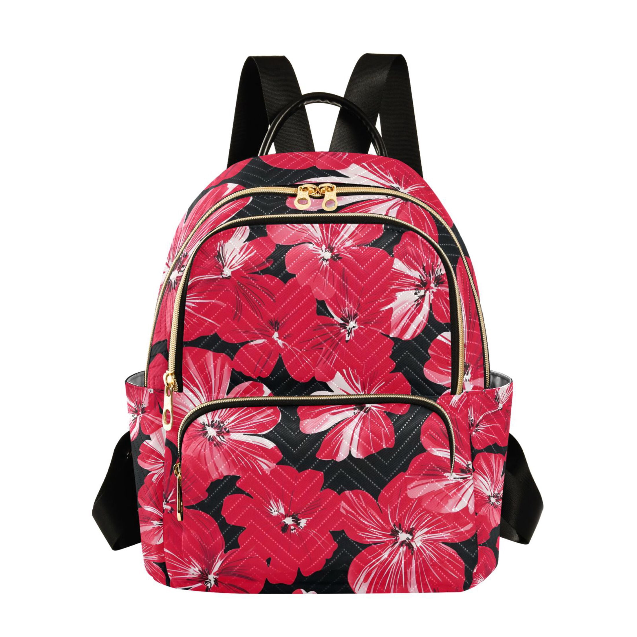 ALAZA Tropical Flowers-t5 Womens Travel Laptop Backpack Large Daypack ...