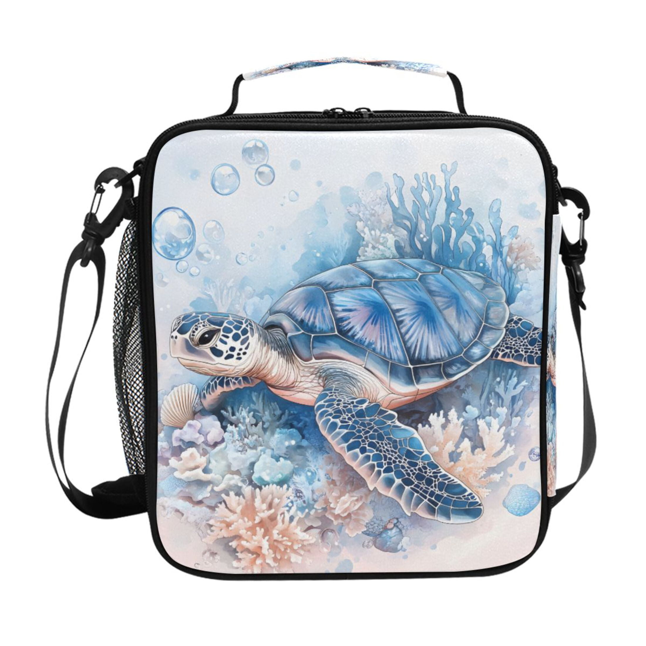 ALAZA Turtle Swimming Lunch Box Insulated Lunch Bag Reusable Thermal ...