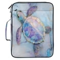 ALAZA Turtle on Marble Pattern Expanding Accordion File Folder 3 Ring ...