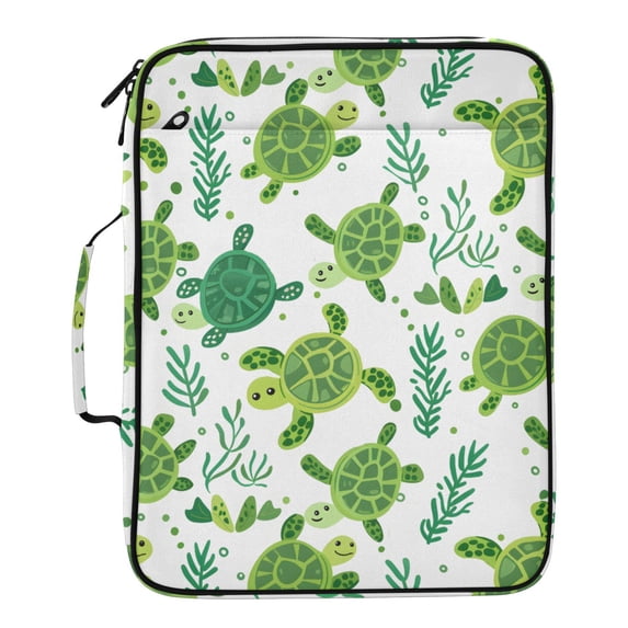 ALAZA Turtles and Seaweed Pattern Expanding Accordion File Folder 3 ...