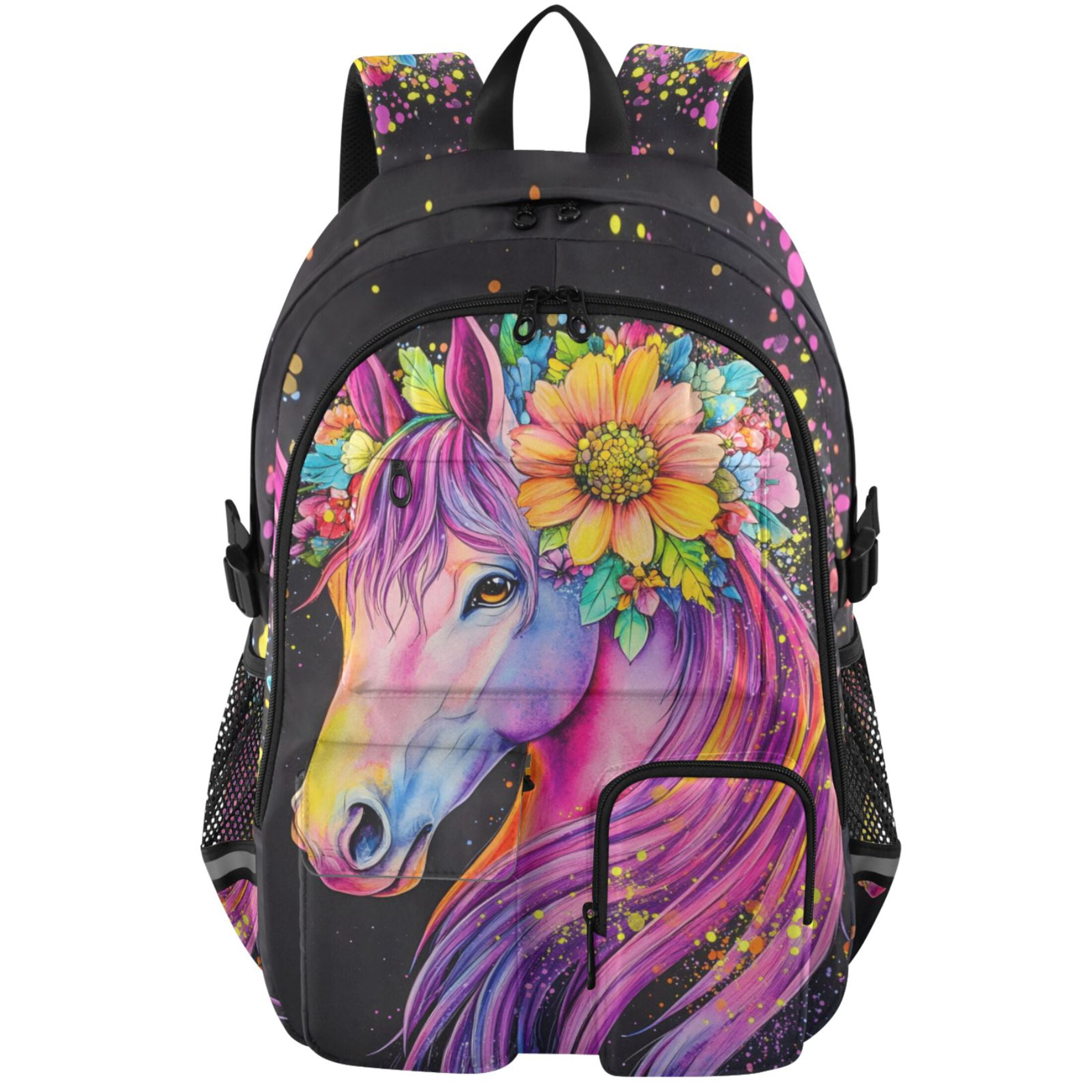 ALAZA Unicorn-u8 Print Student Backpack School Bookbag Large Laptop ...
