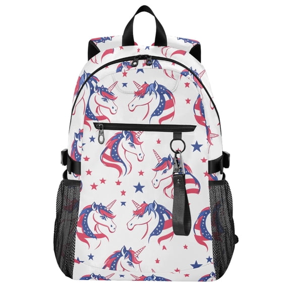 ALAZA Unicorns Stars Pattern School Backpack Travel Laptop Bag College ...