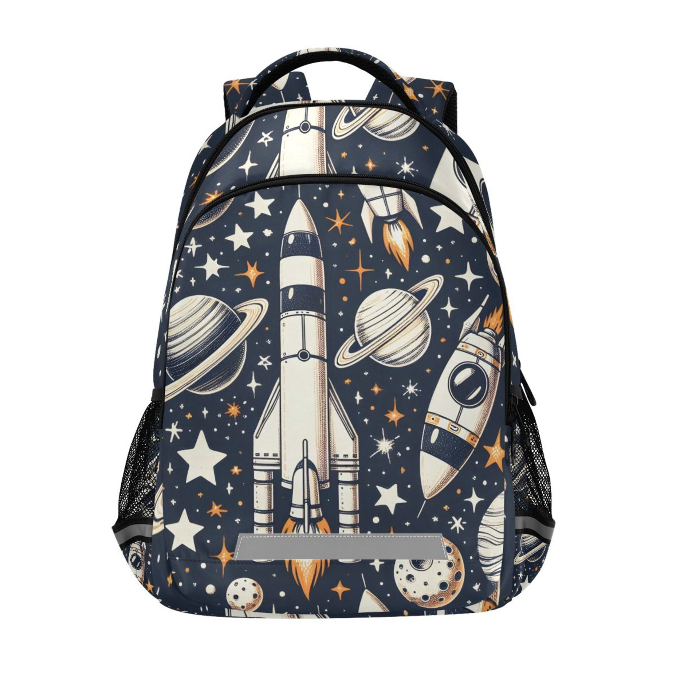 ALAZA Universe Outer Space Rocket Backpack Elementary School Bag ...