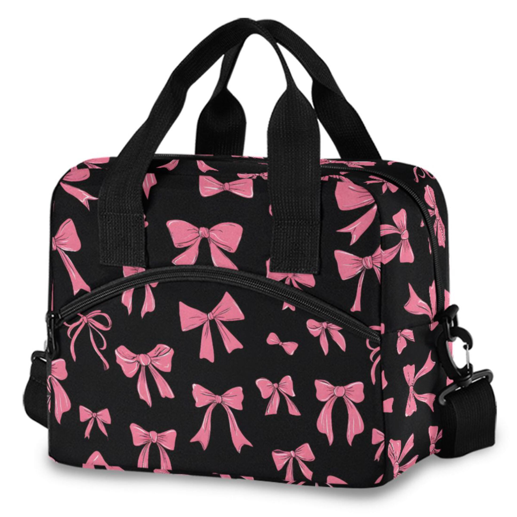ALAZA Various Bow Insulated Lunch Box Large Reusable Cooler Bag with ...