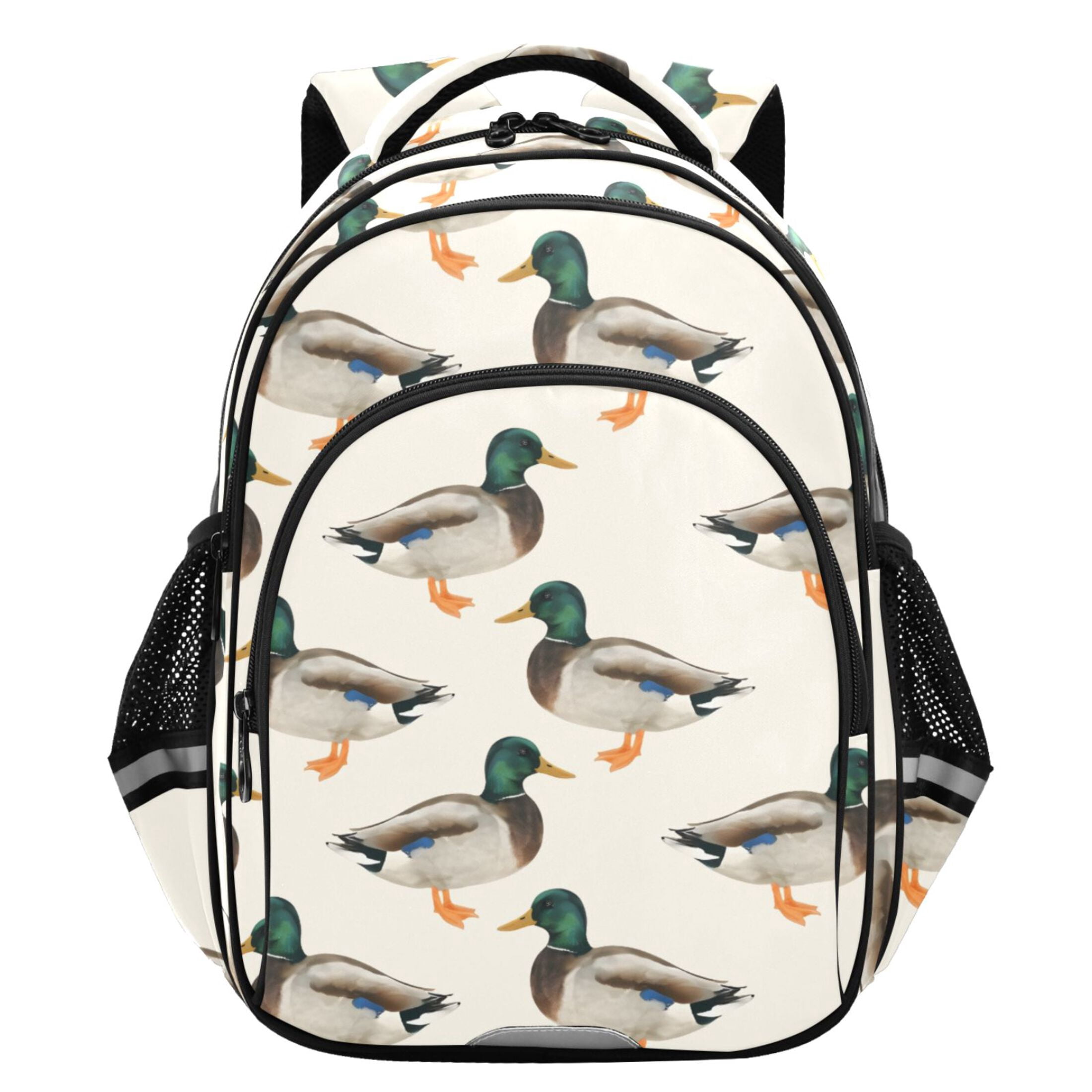 ALAZA Vintage Mallard Ducks School Backpack Elementary Bag Student ...