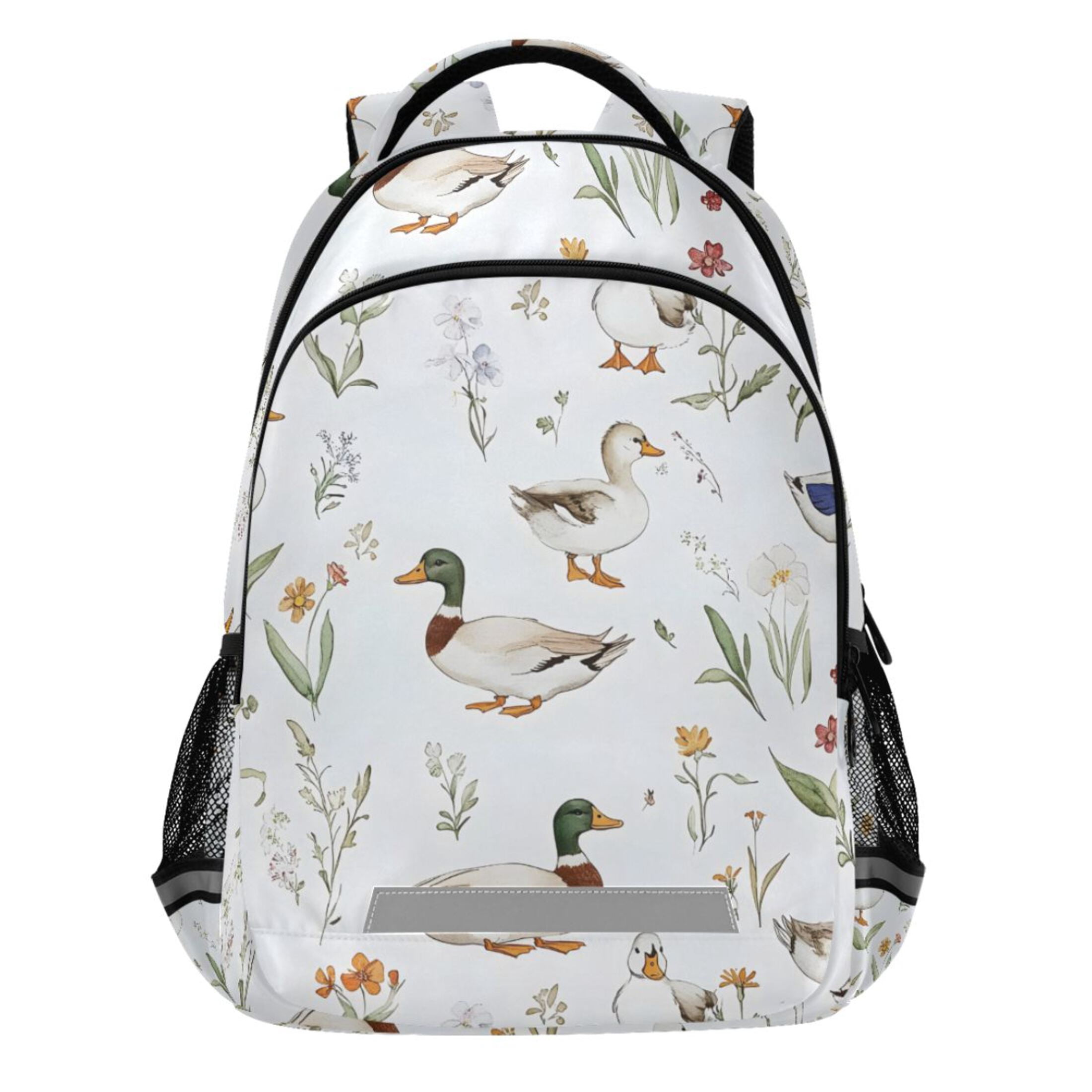 ALAZA Vintage Wild Ducks Pattern Backpack Elementary School Bags ...