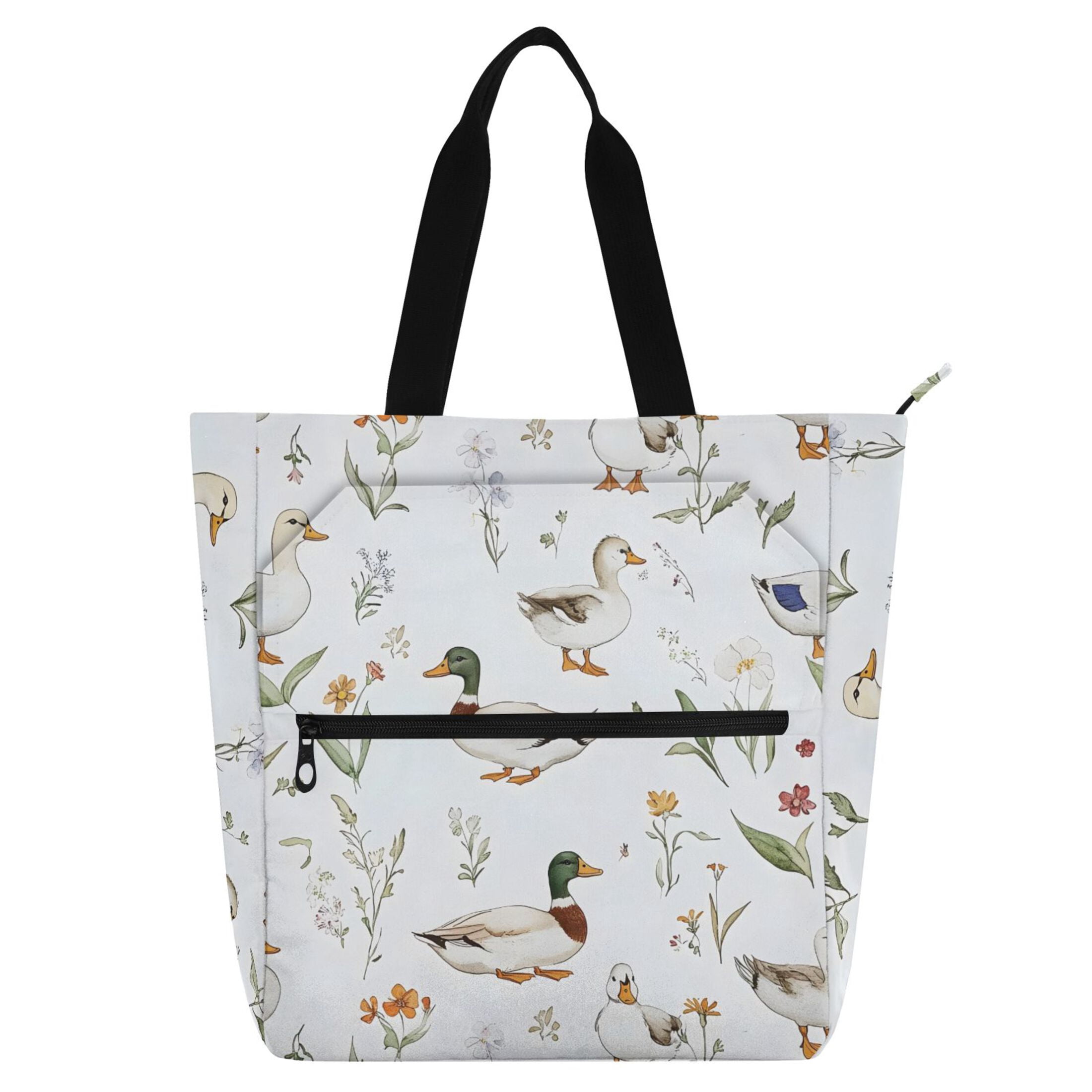 ALAZA Vintage Wild Ducks School Book Bag Kids Tote Bags Handbag ...