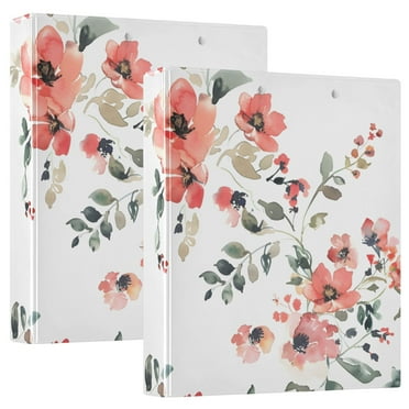 3 Ring Binder 1.5 inch Round Rings with Interior Pockets Binders ...