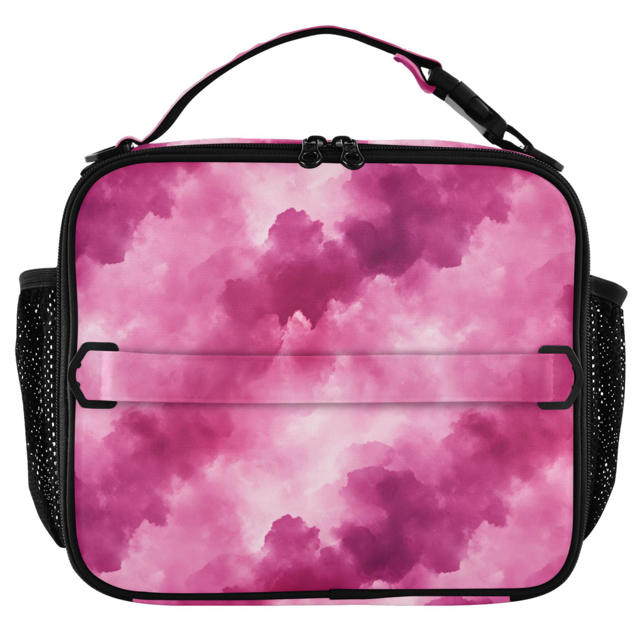 ALAZA Watercolor Tie Dye Insulated Lunch Box Lunch Bag Cooler Tote with ...