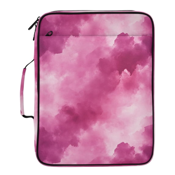 ALAZA Watercolor Tie Dye Pattern Expanding Accordion File Folder 3 Ring ...