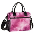 ALAZA Watercolor Tie Dye Print Cooler Lunch Bag Insulated Reusable ...