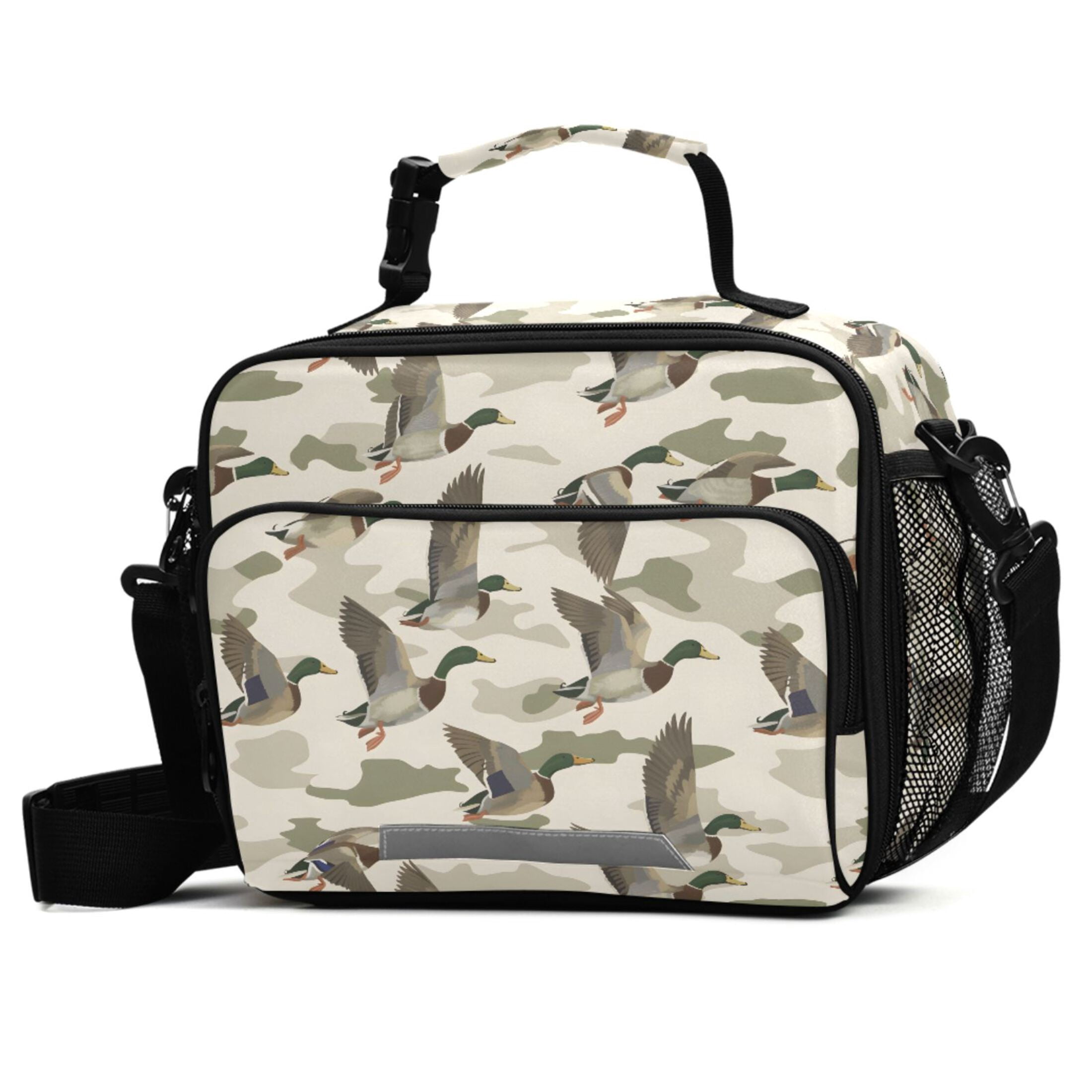ALAZA Wild Duck Lunch Box Insulated Cooler Bag Reusable Tote Bags with ...