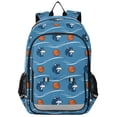 ALAZA Wolf Basketballs School Laptop Backpack Travel Bag Casual Student ...