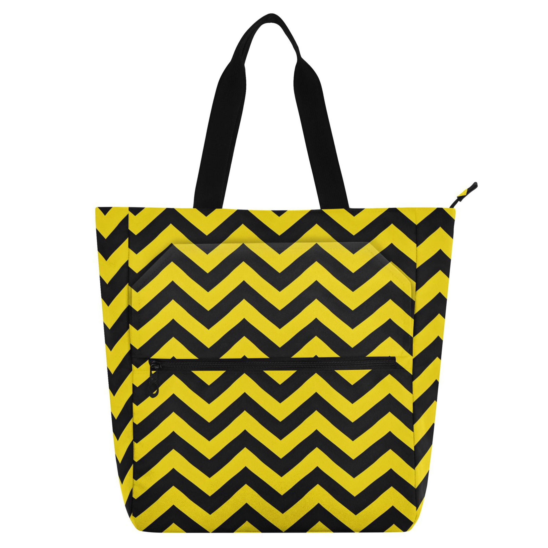 ALAZA Yellow Lines School Book Bag Kids Tote Bags Handbag - Walmart.com