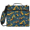 ALAZA Zipper Binder Construction Vehicles Pattern 2 inch 3 Ring 500 ...