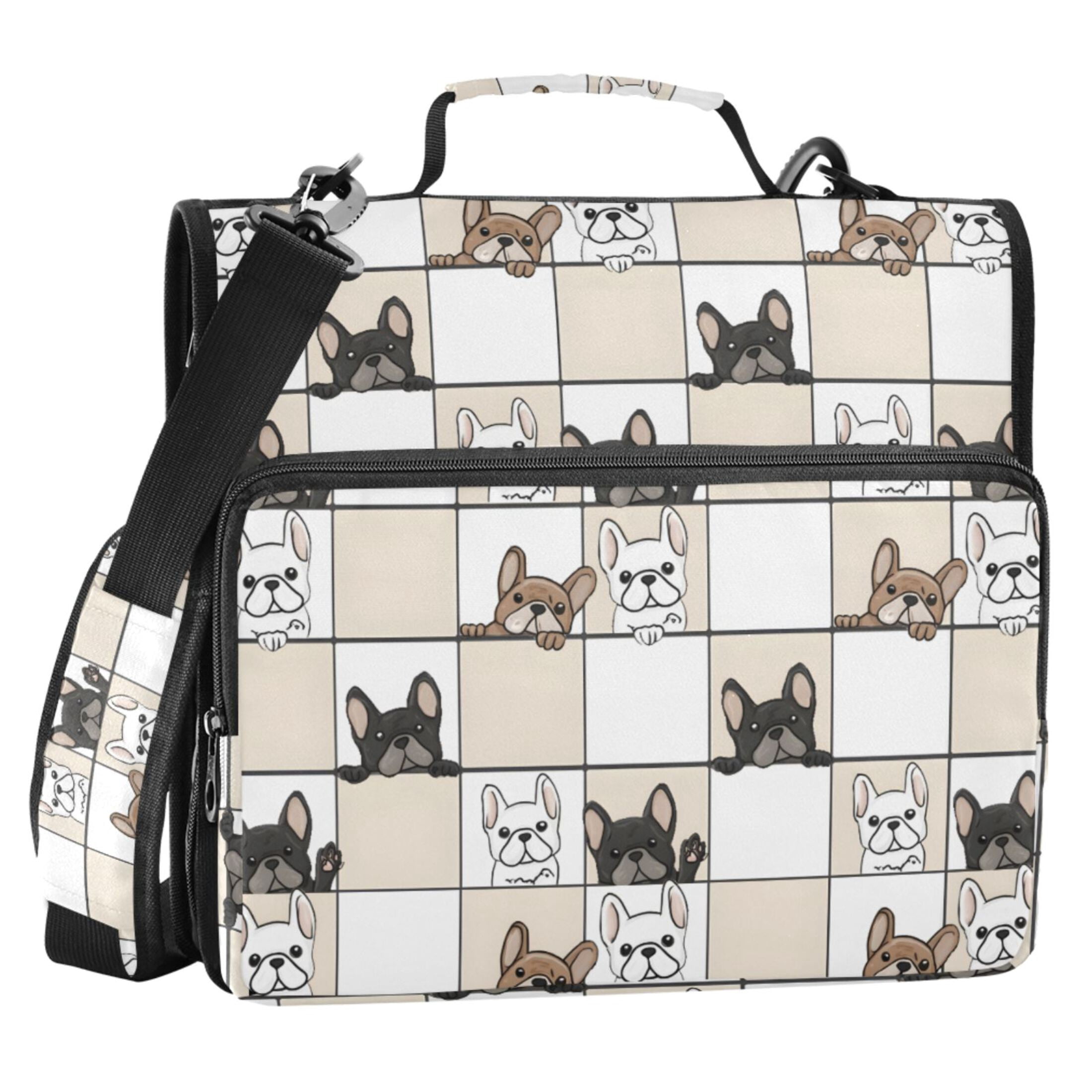 ALAZA Zipper Binder Dog Probe Pattern 2 in 3 Ring Trapper Keeper 500 ...