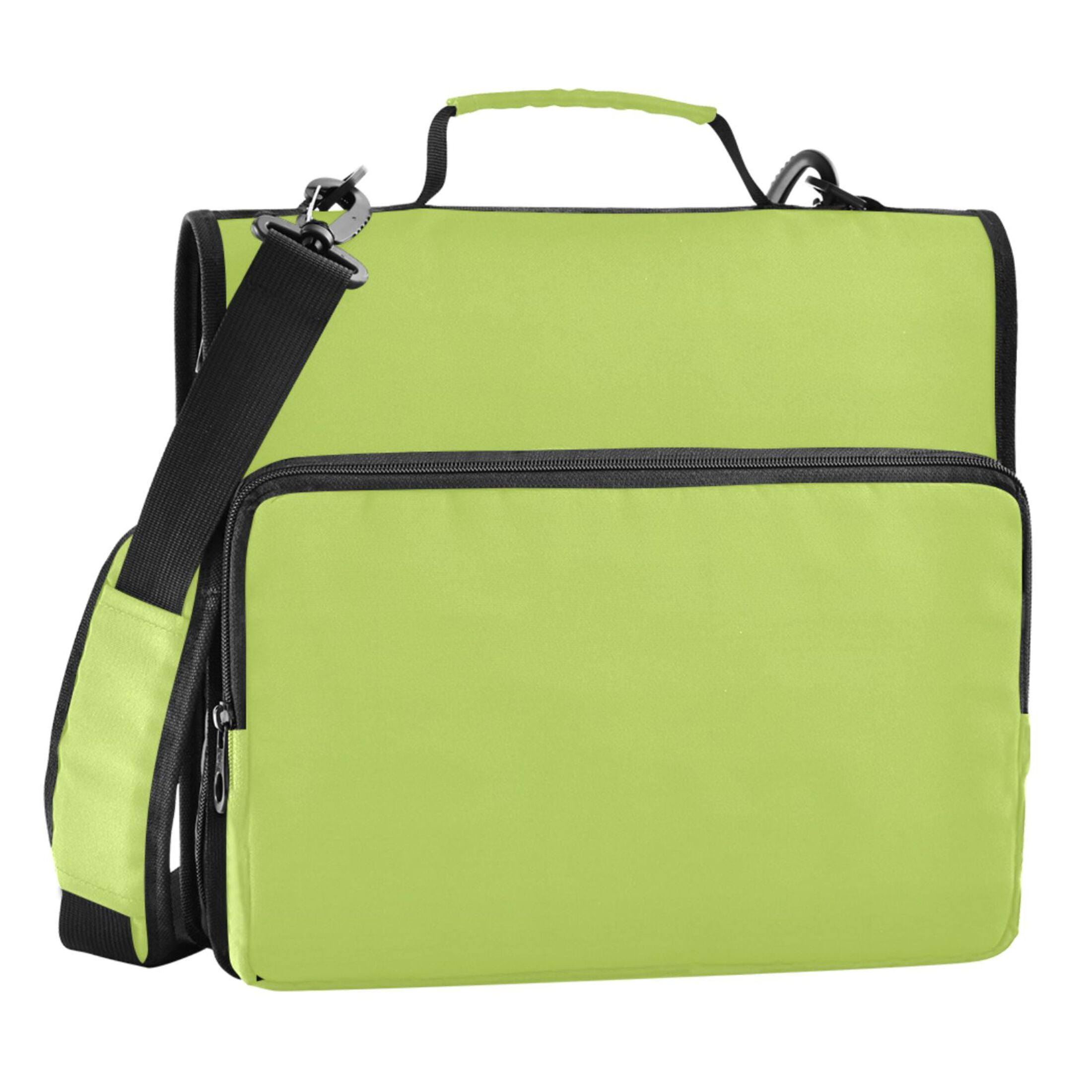 ALAZA Zipper Binder Green Pattern 3 Ring Trapper Keeper File Folder ...
