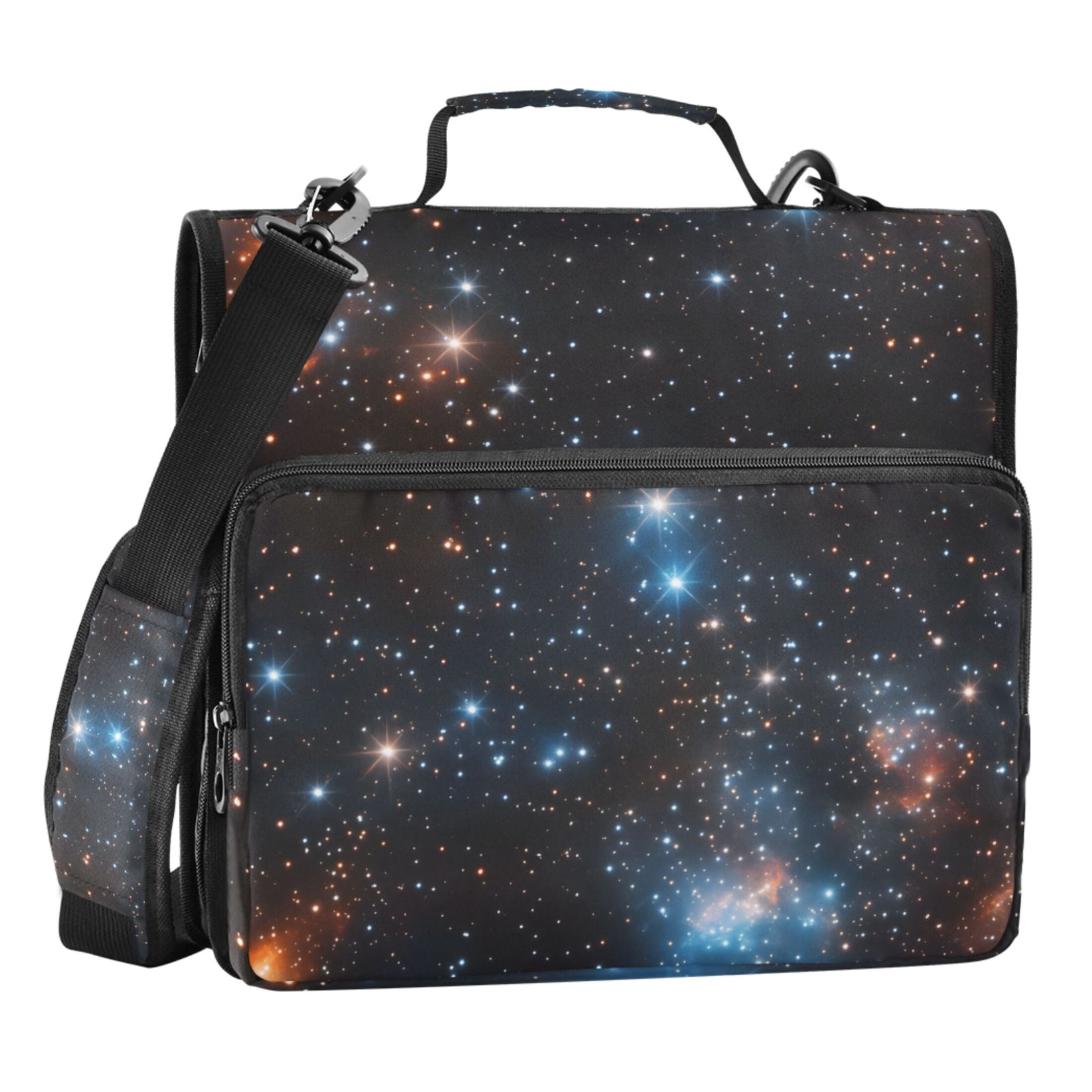 ALAZA Zipper Binder Starry Sky-b1 3 Ring Trapper Keeper File Folder ...
