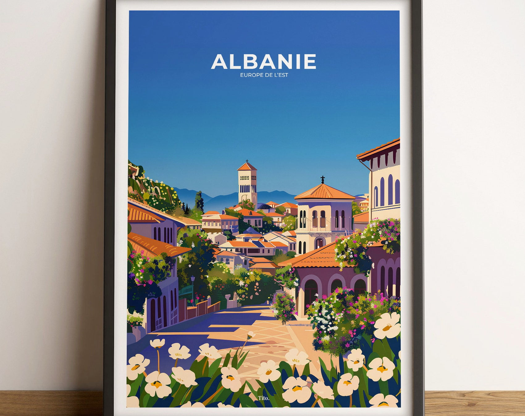 ALBANIA poster · Albania travel poster · Albania art print · Albania ...
