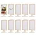 ALBEN Elegant Double Sided Standing Picture Frames - (Ivory/Cream, 10 ...