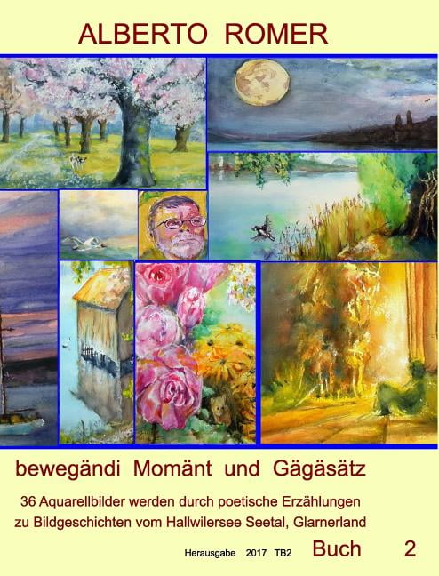 ALBERTO ROMER" bewegändi Momänt und Gägäsätz "36 Aquarellbilder mit ...
