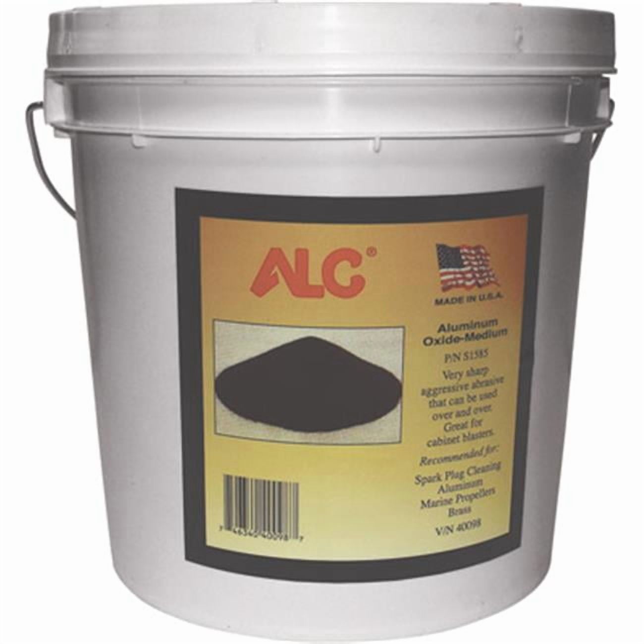 ALC Medium Aluminum Oxide Abrasive Blast Media, 25 Lbs., Model# 40098 ...