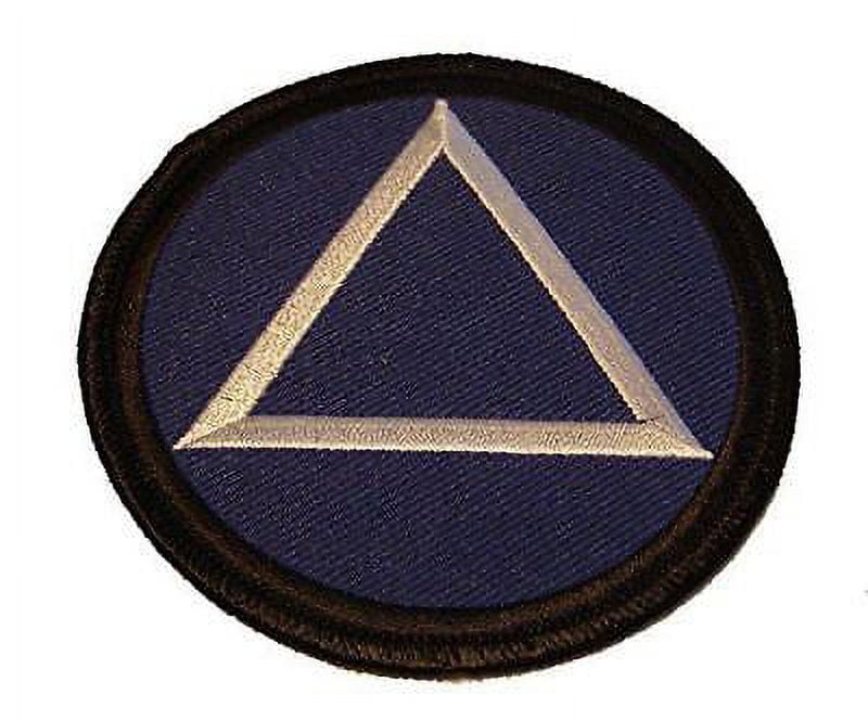 ALCOHOLICS ANONYMOUS SYMBOL AA PATCH TRIANGLE 12 TWELVE STEP SOBRIETY ...