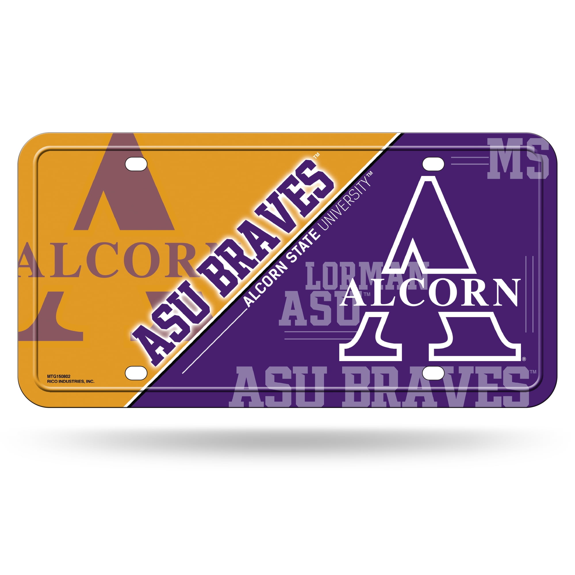 ALCORN STATE METAL AUTO TAG - Walmart.com