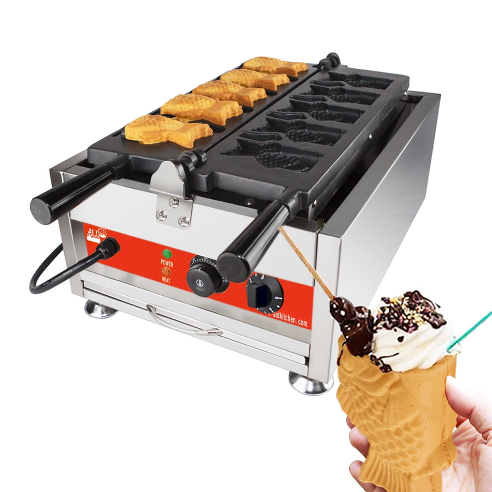 ALD Red Taiyaki Machine Commercial | 5 Open-Mouth Fish Shaped Waffles ...