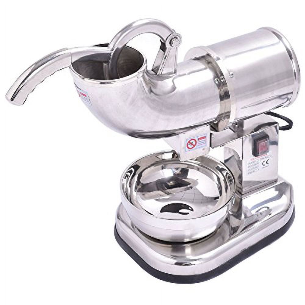 ALDKitchen 440 lbs Electric Ice Shaver Machine Snow Cone Maker Crusher ...