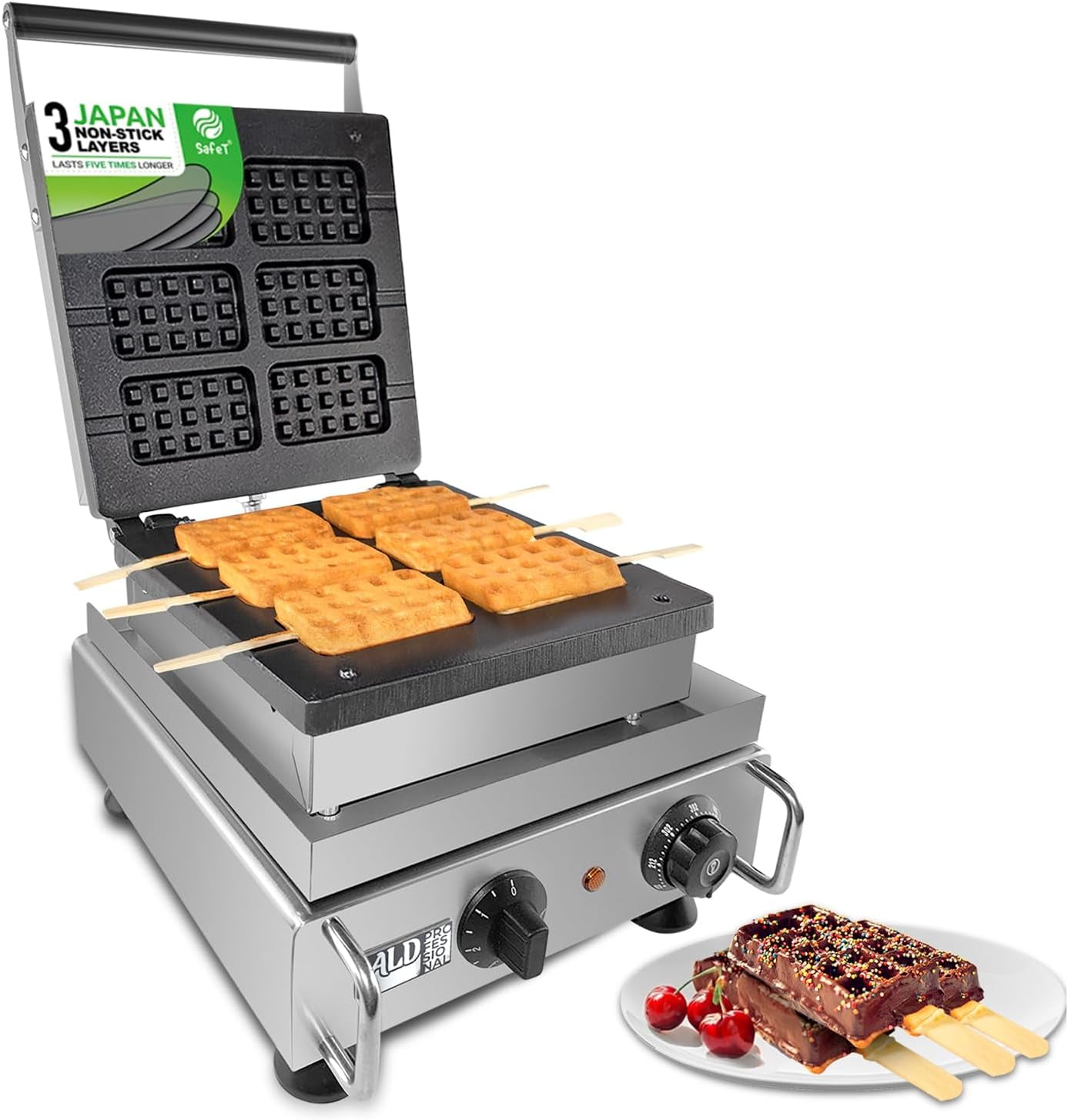 ALDKitchen Belgian Waffle Maker Thick | Press Type | Professional Use ...
