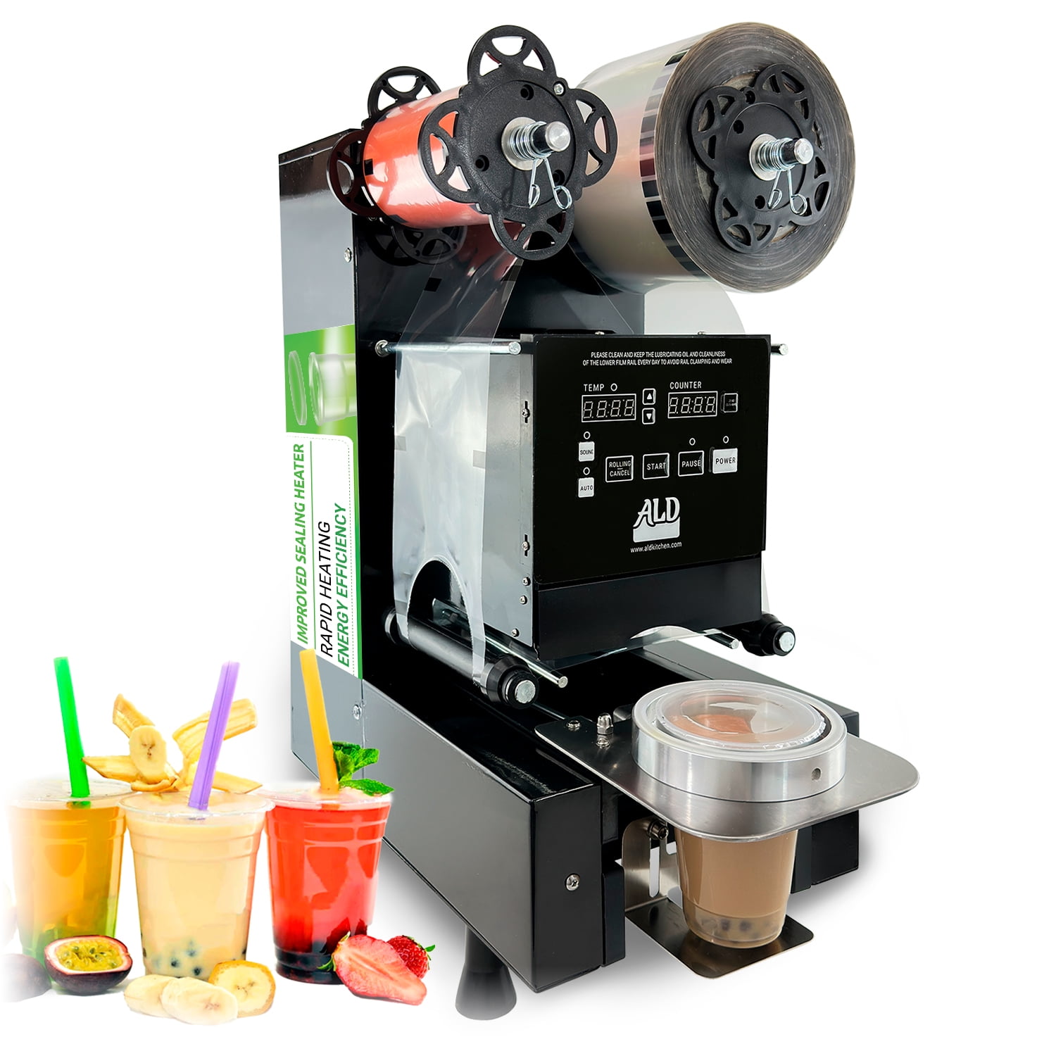 ALDKitchen Fully Automatic Boba Cup Sealing Machine | Commercial Grade ...