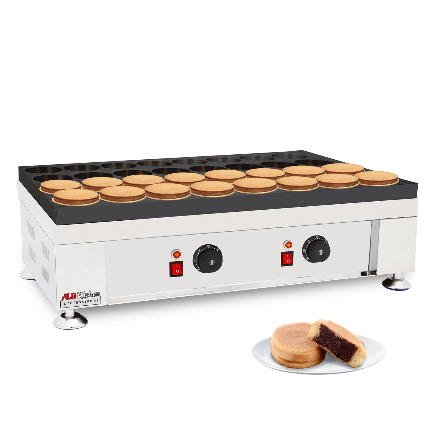 ALDKitchen Obanyaki Maker | Commercial | 32 Pcs | Dual Thermostat ...