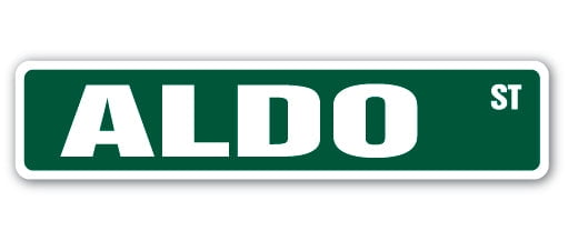 ALDO Street Sign Childrens Name Room Sign | Indoor/Outdoor | 30" Wide ...