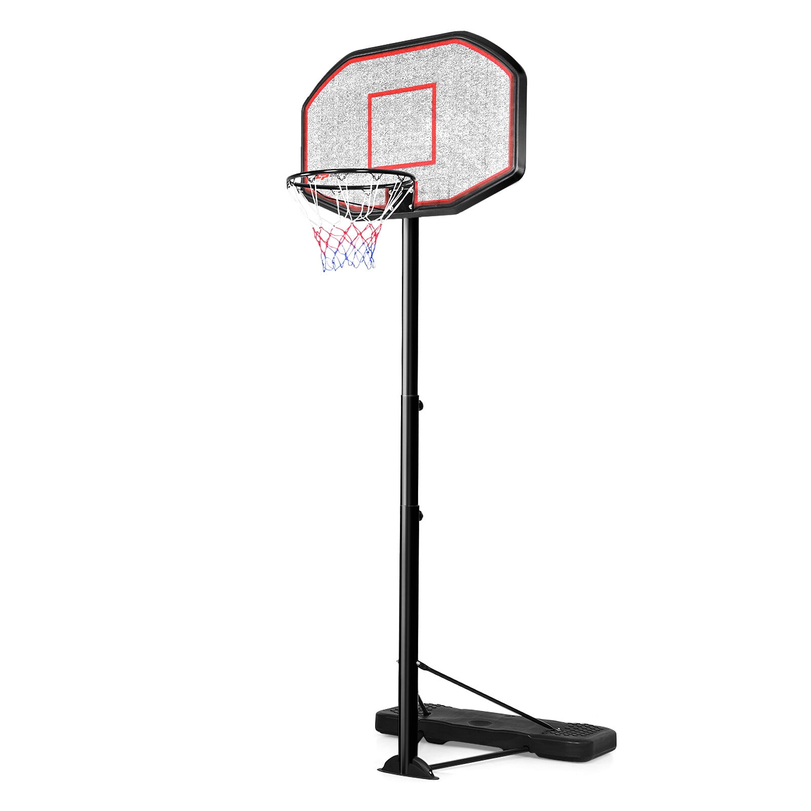 ALDOBF 10FT Portable Basketball Hoop System with 43" Backboard ...