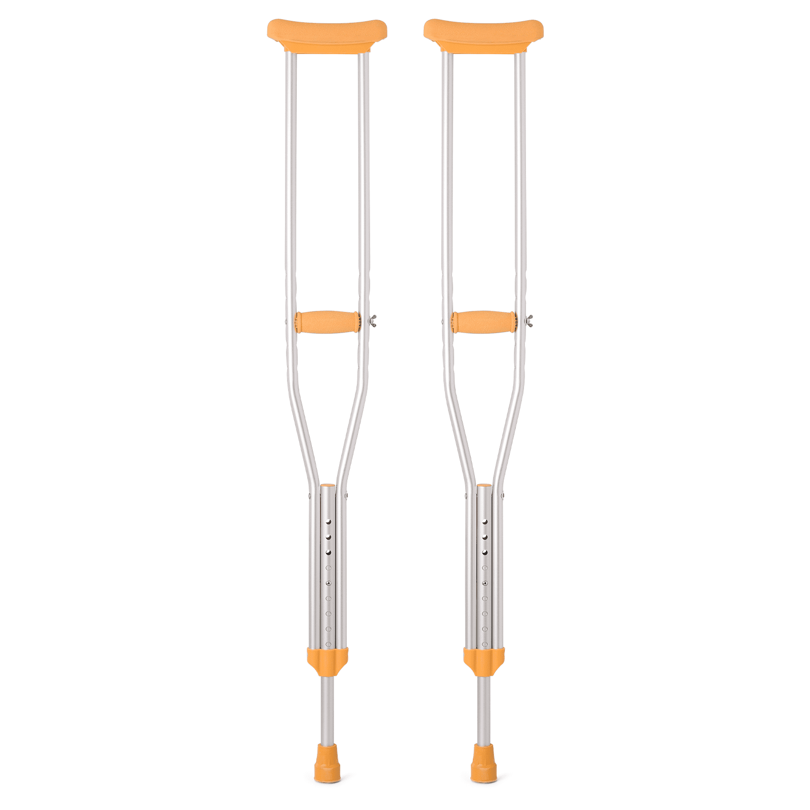 ALDOBF 2-Pack Ergonomic Adjustable Crutches for Adults, Aluminum ...