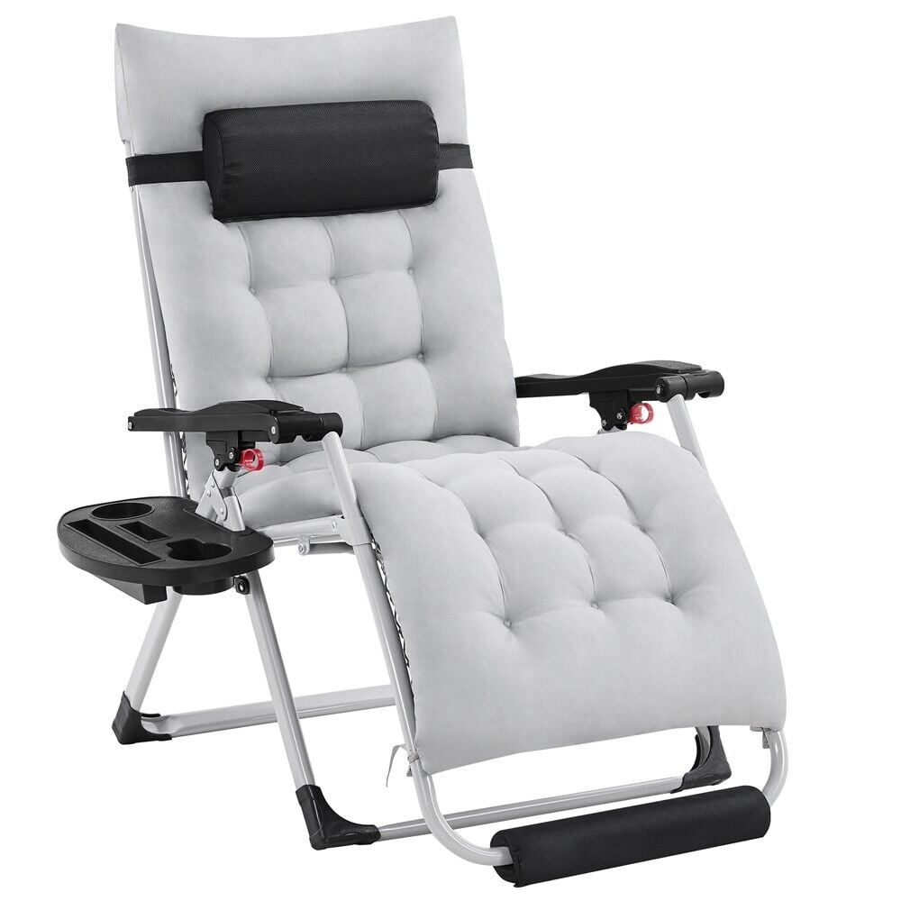 ALDOBF 29in Zero Gravity Recliner with 8cm Padded Cushion, Extra Wide ...