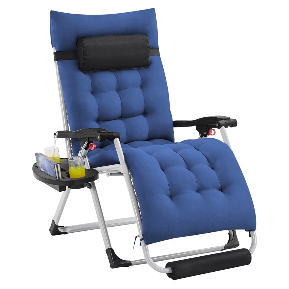 ALDOBF 29in Zero Gravity Recliner with 8cm Padded Cushion, Extra Wide ...