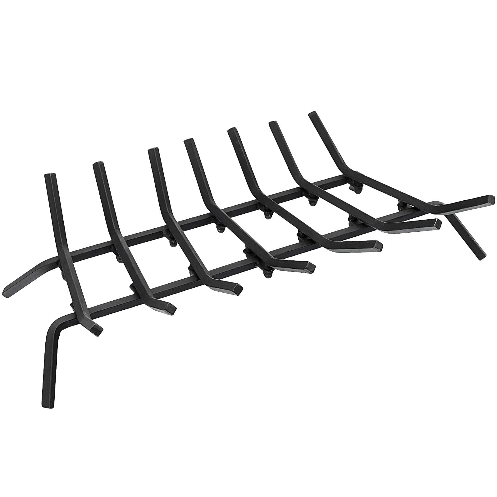 ALDOBF Fireplace Grate,Fireplace Log Holder, Cast Iron 31 inch ...