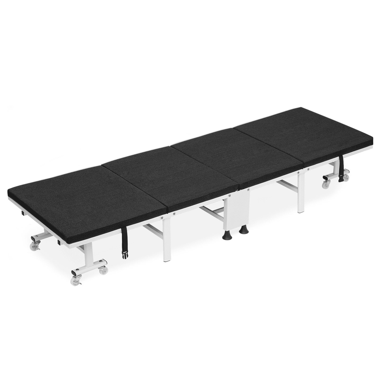 ALDOBF Folding Camping Cot Rolling Reclinable Office Guest Sleeping Bed ...