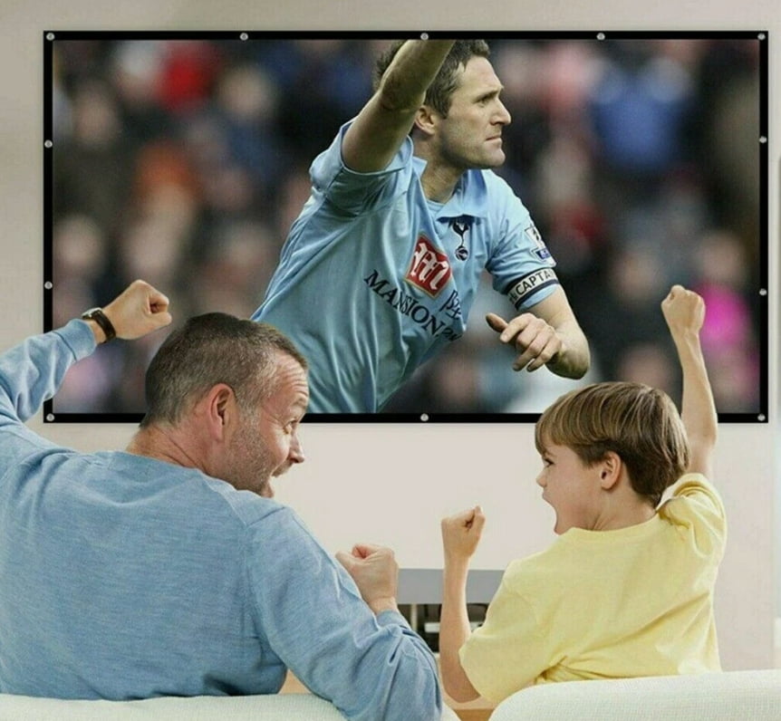 ALDOBF Portable Foldable Projector Screen – 16:9 HD Indoor & Outdoor ...