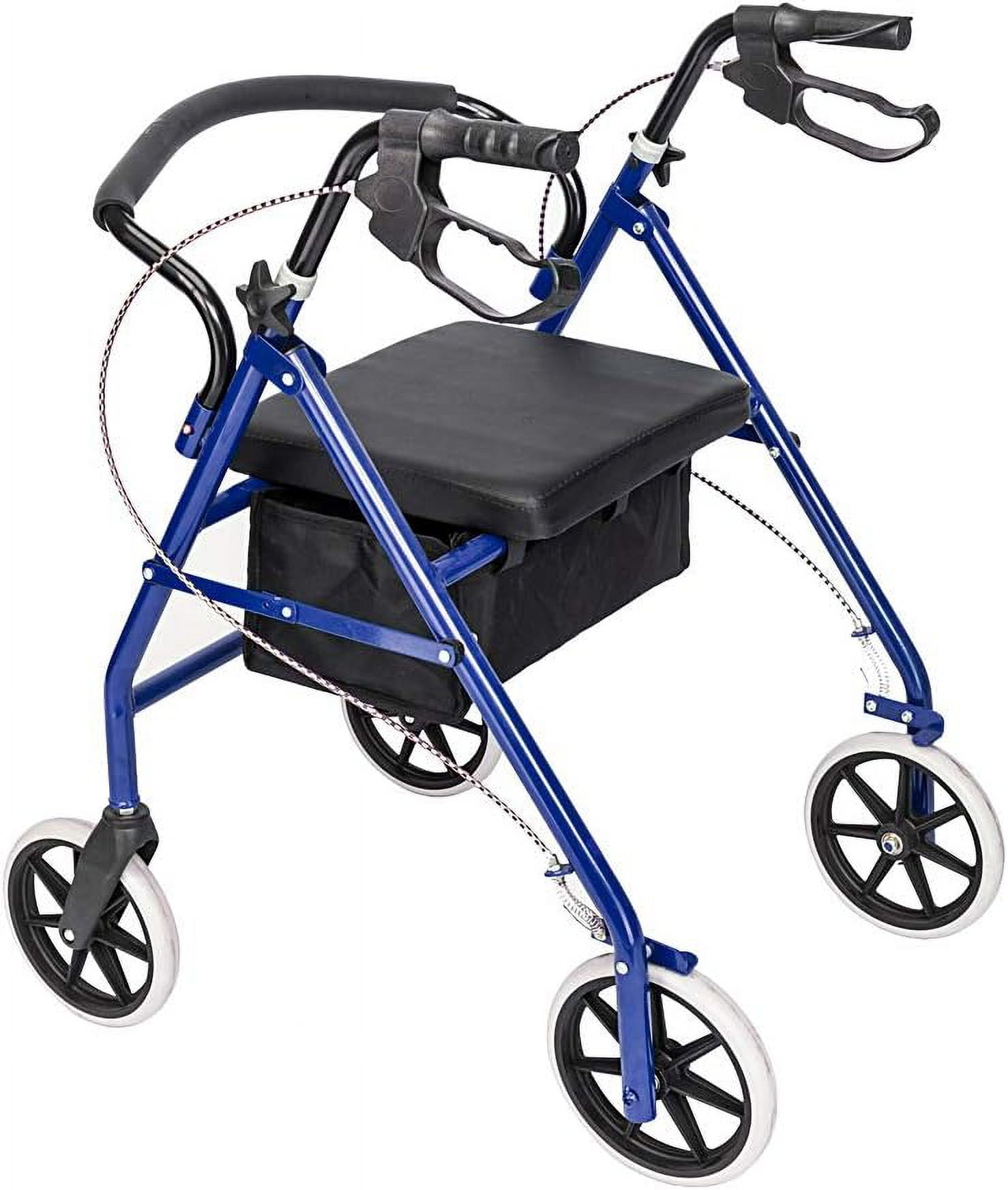 ALDOBF Rollator Walker with Wheels, Folding Mobility Walker with Seat ...