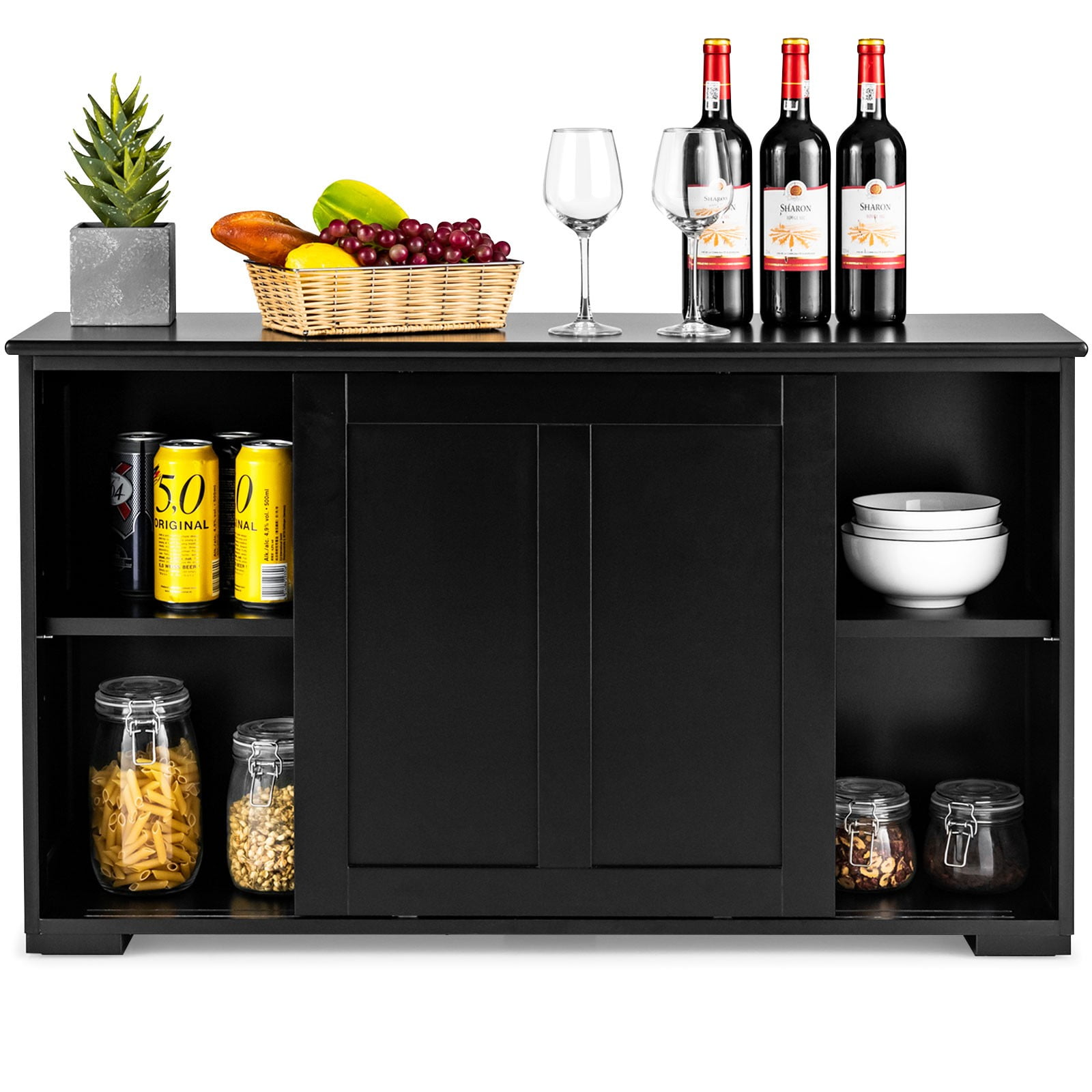 ALDOBFKitchen Cabinet, Kitchen Shelf & Kitchen Chest of Drawers with ...