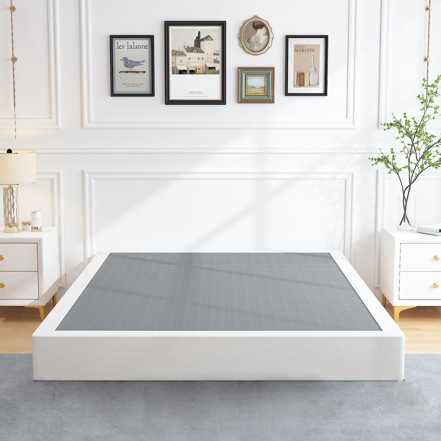 ALDRICH 7 Inch Heavy Duty Metal Box Spring Mattress Foundation 3000lbs ...