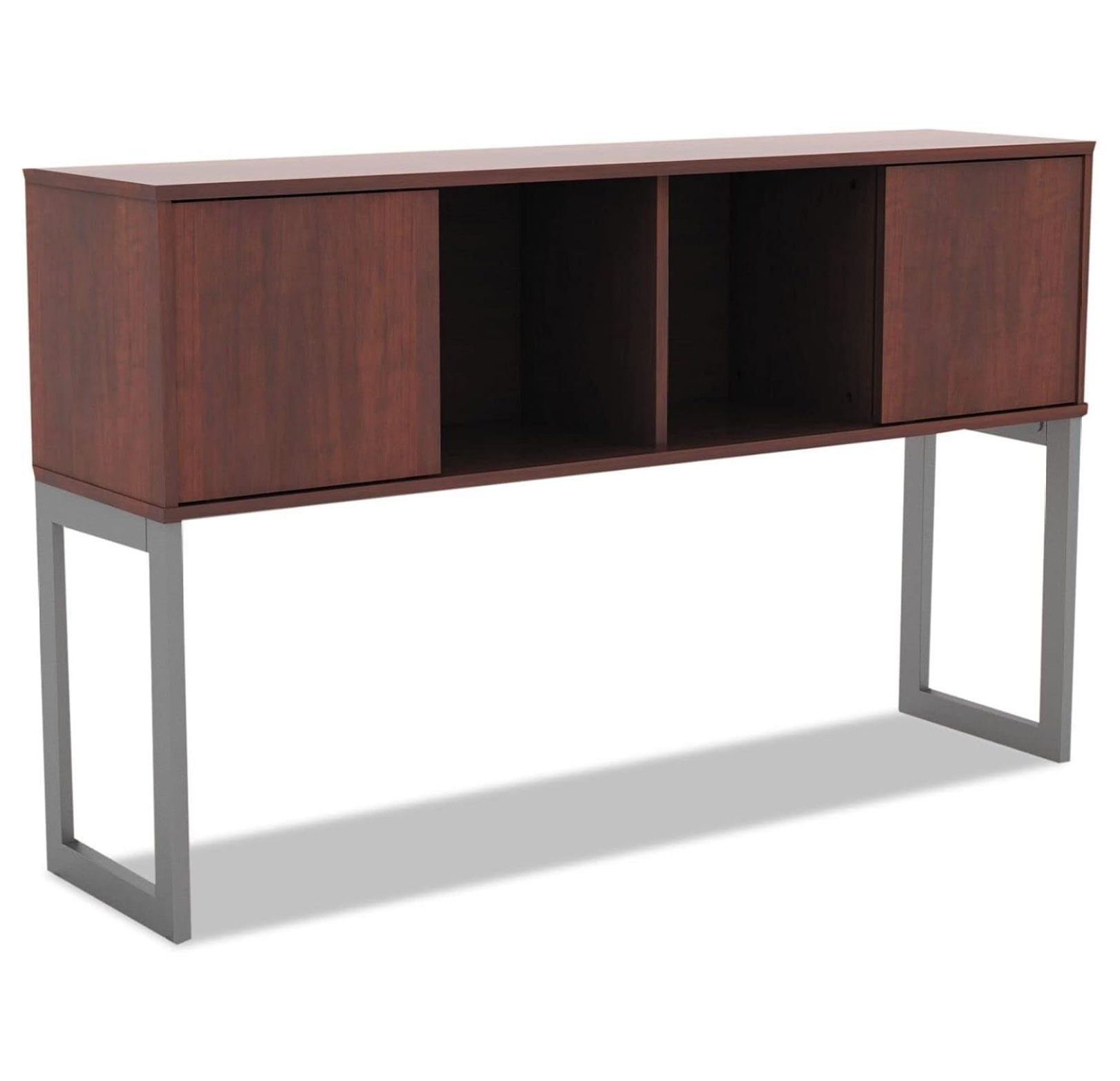 ALE Open Office Desk Series Hutch, 60w x 15d x 36 1/2h, Medium Cherry - Walmart.com