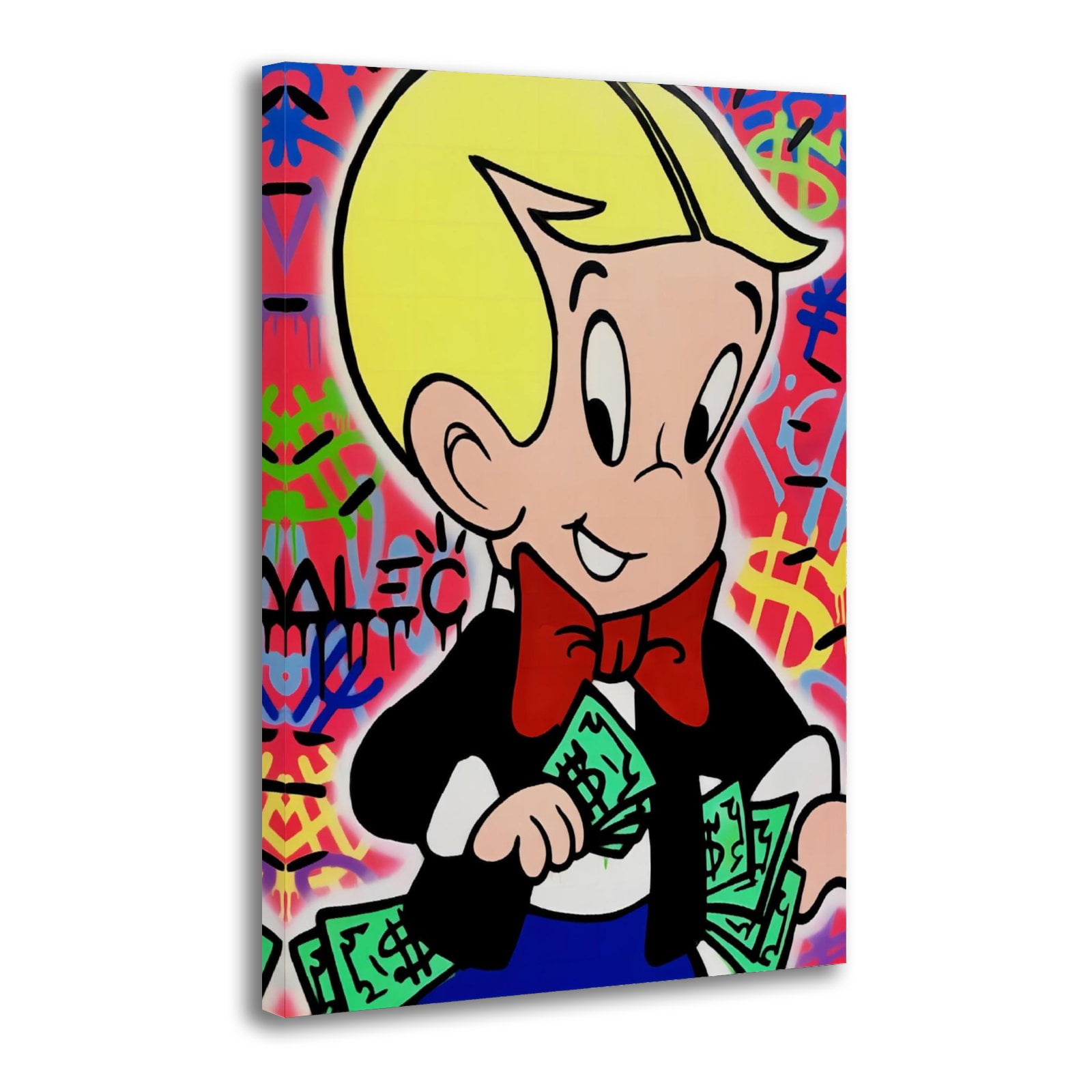 ALEC-MONOPOLYS RICHIE CASH SMILE Gifts Canvas Painting Poster Wall Art ...