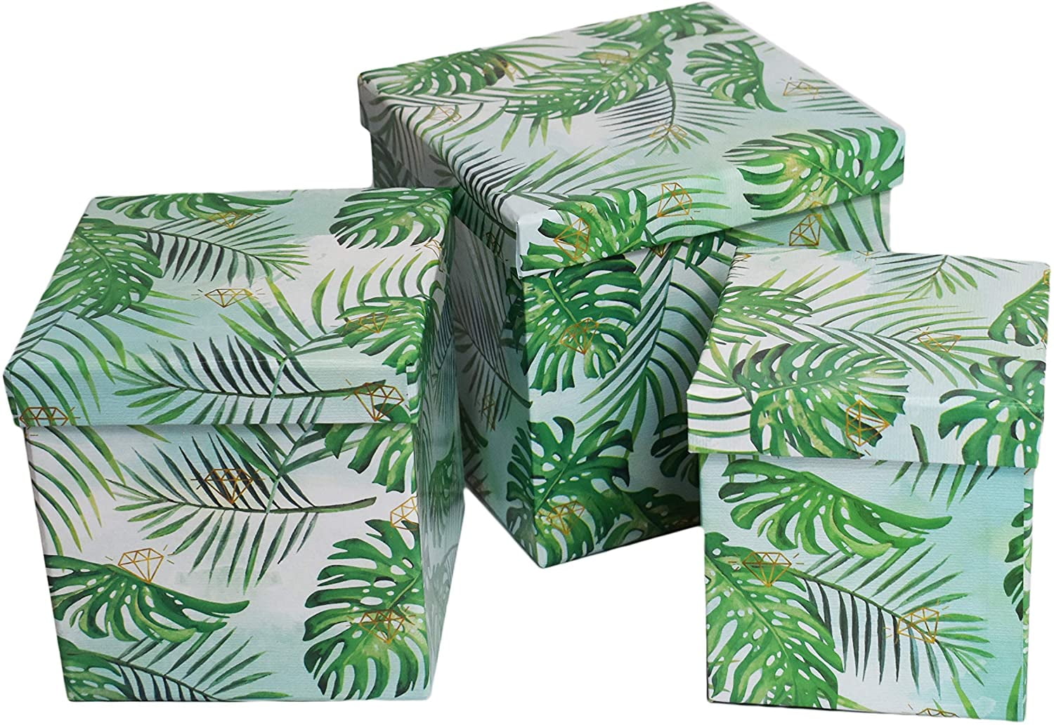 ALEF Elegant Decorative Themed Nesting Gift Boxes -3 Boxes- Nesting ...