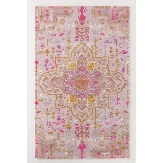 ALEF HOME Maribelle Collection Persian-Inspired Art Deco Bohemian ...