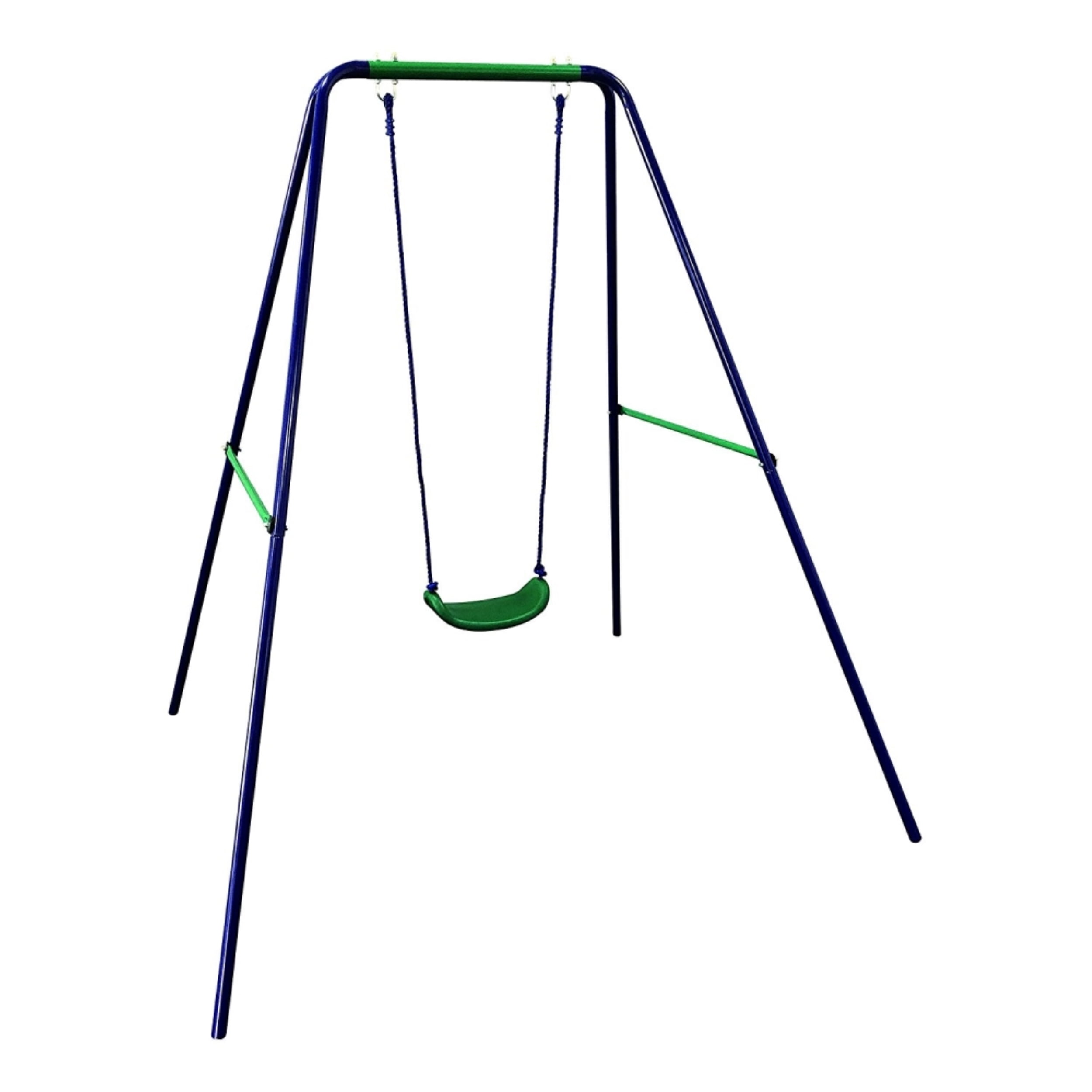 ALEKO BSW01 Outdoor Sturdy Child Swing Seat Blue and Green - Walmart.com
